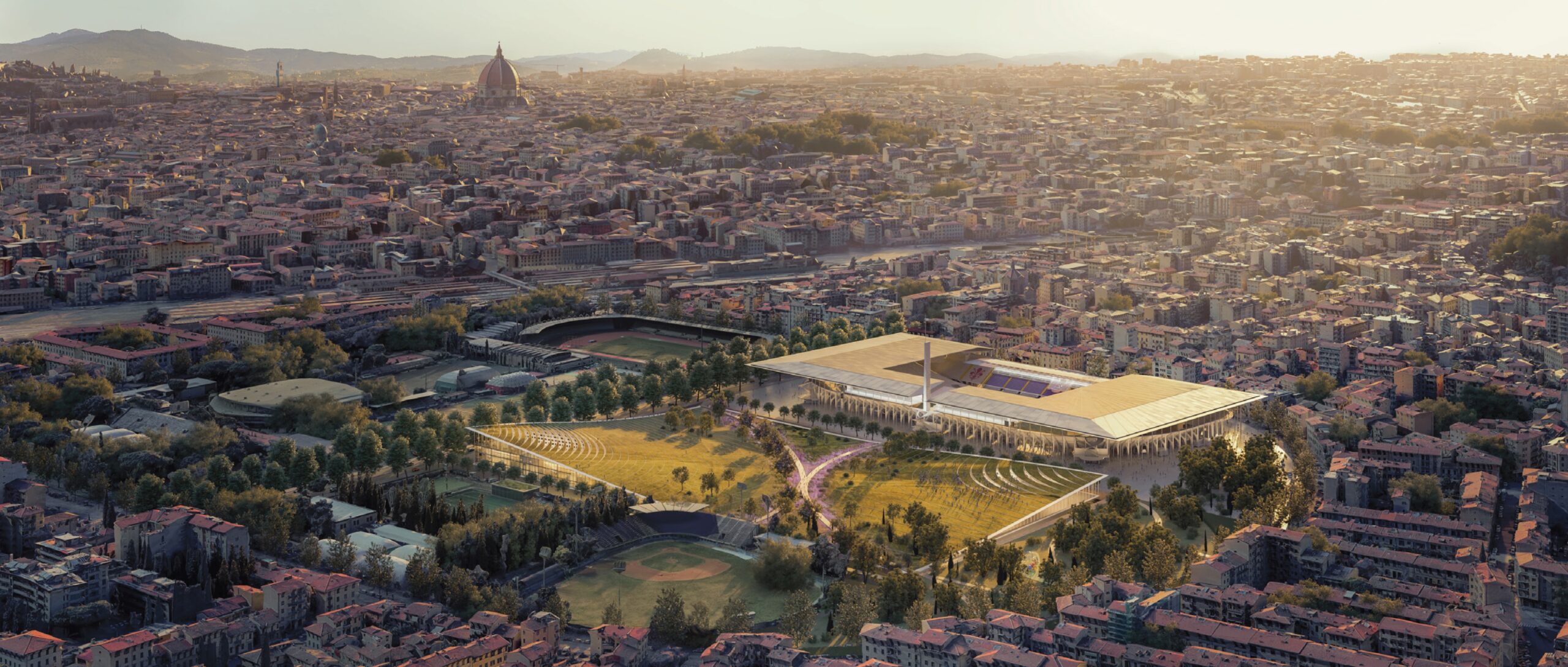 Ecco come sarà il nuovo stadio Franchi - La Martinella di Firenze