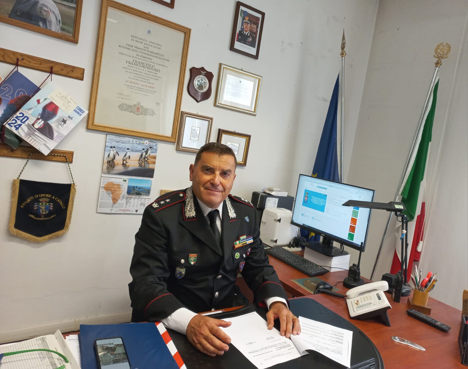 Il Tenente Colonnello Enrico Rinaldi nuovo comandante Nucleo CC CITES ...